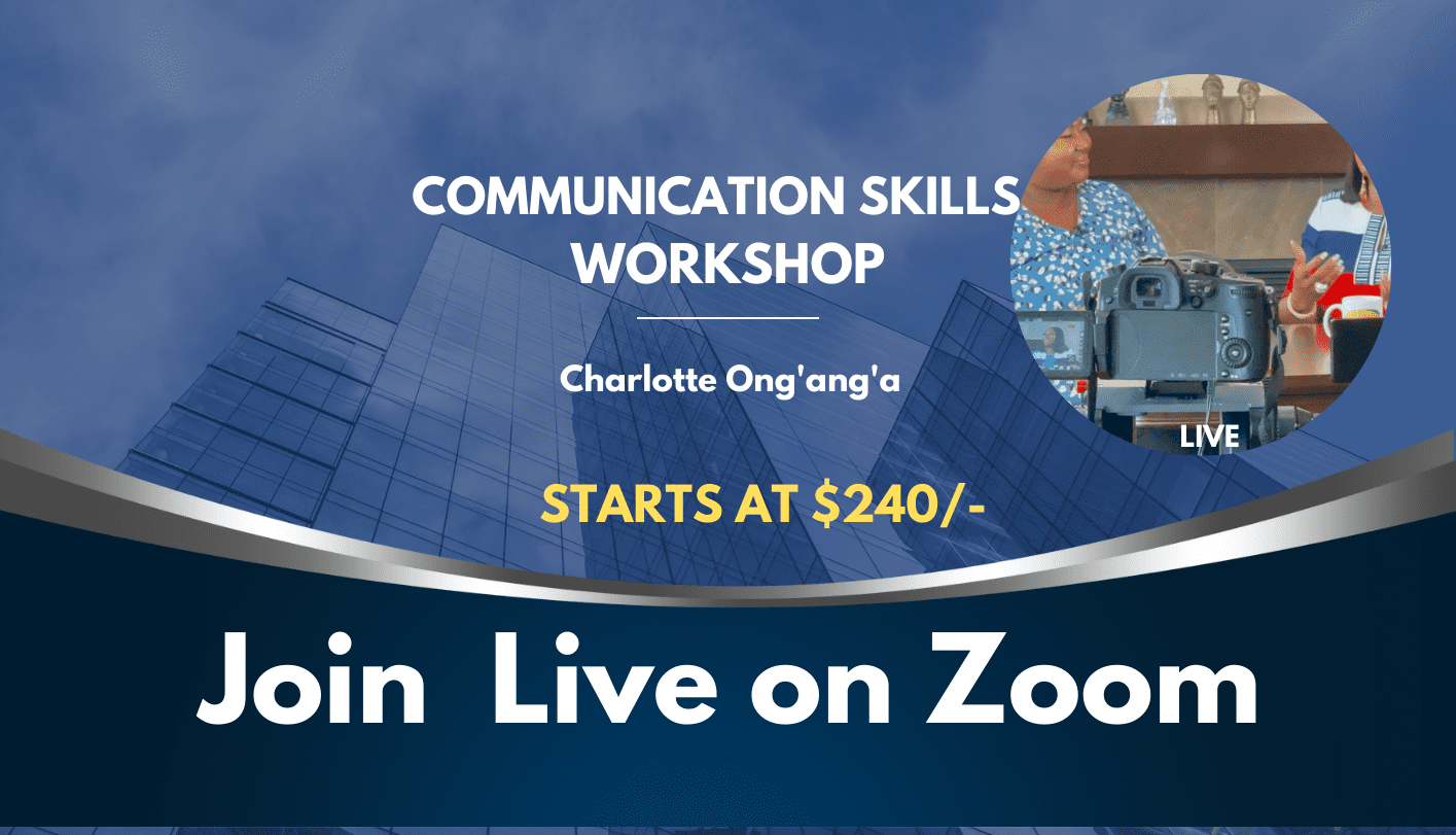 Charlotte Ong'ang'a – Linguist. Story Teller. Career Development